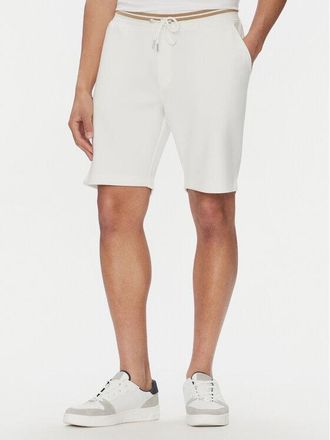 Bugatti Stoffshorts 8255 75080C Weiß Regular Fit