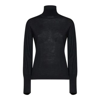 Kaos Kaos - Pull &agrave; col roul&eacute; - Femme - Pulls - Noir - Taille: 40 FR