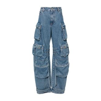 The Attico Damen, Jeans, Blau, W26Gr&ouml;&szlig;e