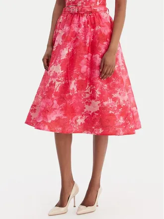 Fracomina Trapezf&ouml;rmiger Rock FR25SG2012W775U6 Rosa Flare Fit