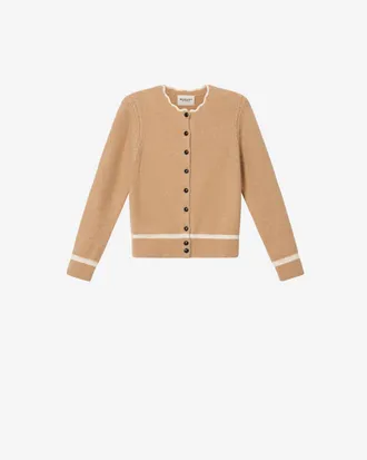Isabel Marant Cardigan Naia Aus Alpaka - Damen - Camel - Gr&ouml;&szlig;e 34 - Marant &Eacute;toile