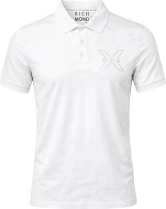John Richmond Homme, Tops, Blanc, Taille: XS Polo