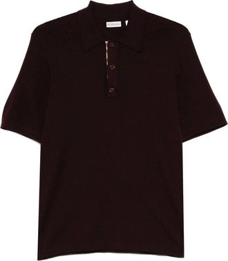 Burberry Short-sleeve Buttoned Polo Shirt