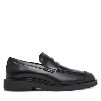 Calvin Klein Halbschuhe Calvin Klein Sq Rubber Band Loafer Wax Lth HM0HM02273 Schwarz