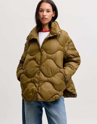 Jack & Jones Stella veste courte matelass&eacute;e l&eacute;g&egrave;re marron