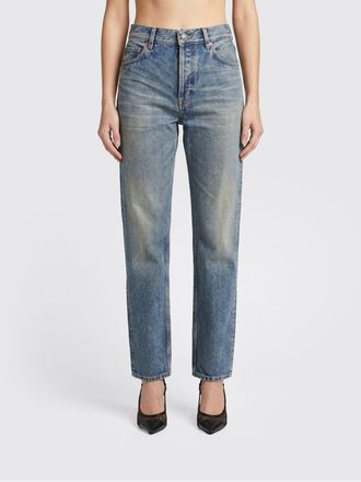 Saint Laurent Jeans SAINT LAURENT Femme couleur Bleu