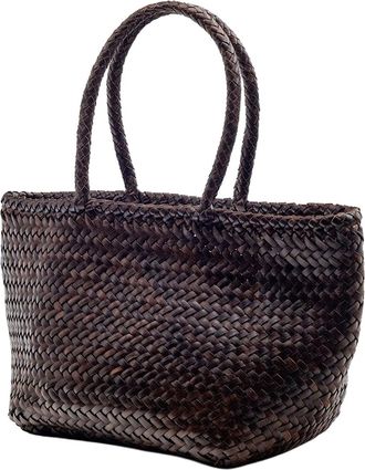 Dragon Diffusion Calfskin Leather Shoulder Bag - Brown