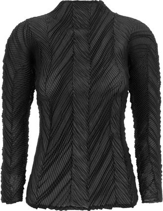 Issey Miyake Pull Col Rond - Noir
