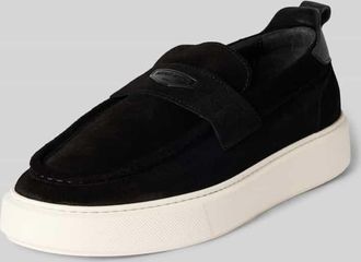 Antony Morato Loafers aus Leder mit Label-Detail