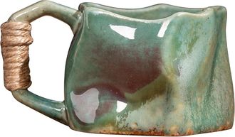 Generic Steinguttasse, handgefertigte Keramiktasse | 250 ml Keramik-Kaffeetassen, unregelm&auml;&szlig;ig geformte T&ouml;pfertassen | Tragbare &Auml;sthetische Tasse, Gl&auml;ser f&uuml;r 