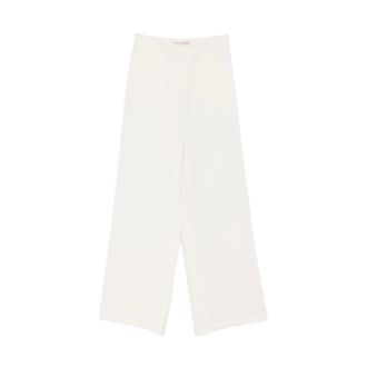 Pennyblack Femme, Pantalons, Blanc, Taille: 42 FR Pantalon large taille haute
