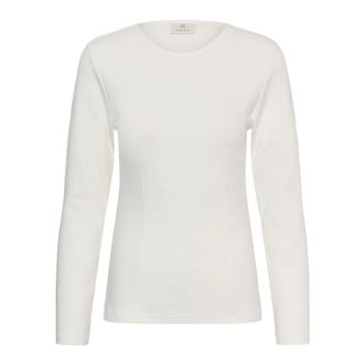 Kaffe Hauts &agrave; manches longues - Femme - Tops - Blanc - Taille: 42 FR
