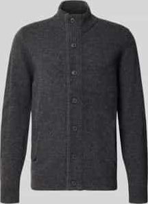 Barbour Cardigan mit Stehkragen Essential PATCH