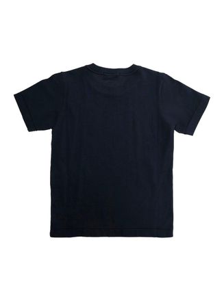 Stone Island Boys T-Shirt Blue Cotton T-Shirts And Polos