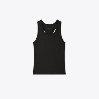 Tory Burch Tennis Tanktop mit kontrastierenden Tr&auml;gern