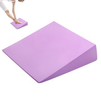 Generico Elastischer Wadenkeil - geneigtes Schaumstoffbrett f&uuml;r F&uuml;&szlig;e, 25 cm, Yoga-Trainingsblock f&uuml;r Kniebeugen, Balance- f&uuml;r Training, Fitness