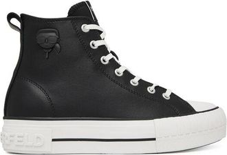 Karl Lagerfeld Sneakers aus Stoff Kampus Max KL60456 Schwarz