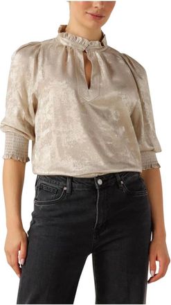 Est'seven Damen, Blusen & Hemden, Beige, LGr&ouml;&szlig;e