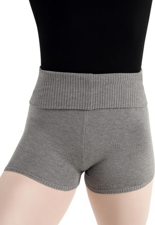 Capezio Damen Foldover Boyshort, Grau, L