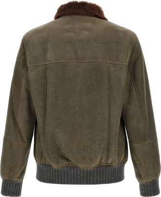 Brunello Cucinelli Bomber Jacket - Olive