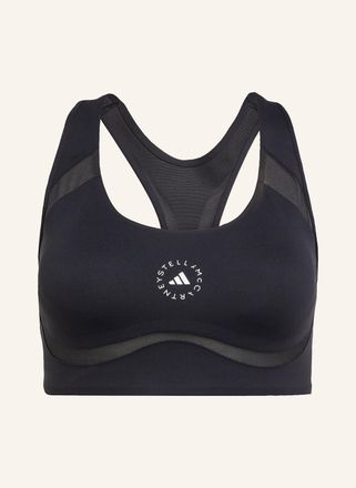 adidas Adidas By Stella Mccartney Sport-Bh Adidas By Stella Mccartney Power Impact Mit Mesh schwarz