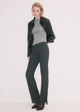 Mango Top en lurex &agrave; bretelles argent - Femme - XS - MANGO