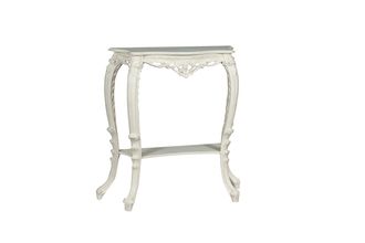 Biscottini International Konsolentisch barock 90x30x87 cm Made in Italy | Konsolentisch Weiss aus Holz | Konsolentisch Vintage | Konsole weiß | Konsole Tisch