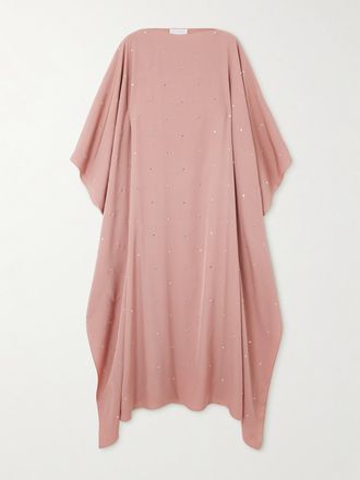 Stella McCartney Kaftan Aus Cr&ecirc;pe Mit Kristallen - Pink