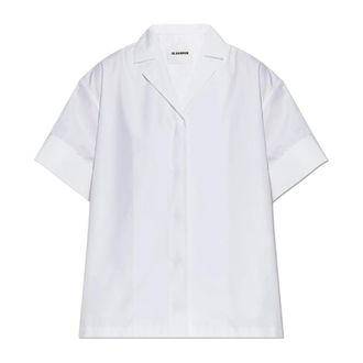 Jil Sander Hemd mit Abn&auml;hern hinten - - Blouses & Shirts - Damen - Wei&szlig; - XS