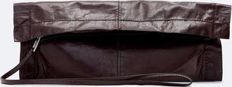 AllSaints Lutece - Clutch in Burgunderrot mit Umschlag