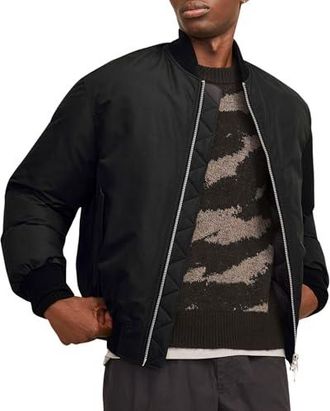 Jack & Jones Jcokinetic Soft Utility Bomber Blouson, Noir, M Hommes