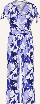 Betty Barclay Jersey-Jumpsuit In Wickeloptik blau
