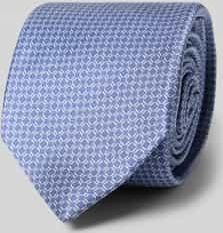 Gierremilano Seidenkrawatte aus reiner Seide mit Logo-Patch (7,5 cm)