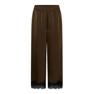 Kaffe Weite Hosen - - Trousers - Damen - Braun - XL