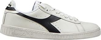 Diadora Game L Low Waxed, Sneakers Basses Mixte, Blanc (WHITE /BLACK C0351)38 EU