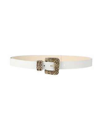 8 by YOOX LEATHER DECORATIVE BUCKLE BELT