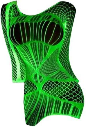 Generic Chaussettes en r&eacute;sille pour femmes - Collants haute brillance dans le noir,Leggings taille haute pour femme pour f&ecirc;te Cosplay