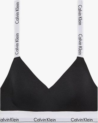 Calvin Klein Brassi&egrave;re en coton m&eacute;lang&eacute;