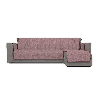 Italian Bed Linen Comfort Housse de canapé antidérapante avec méridienne Bordeaux 240 cm