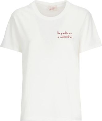 Saint Barth Femme, Tops, Blanc, Taille: 42 FR Emilie T-shirt