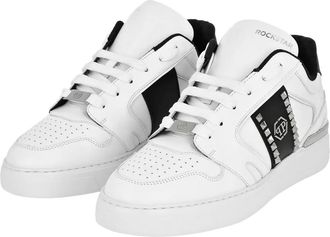 Philipp Plein Low-Top Sneaker - Sneaker Mit Schmucksteinen - Gr. 46 (EU) - in Weiß - für Damen