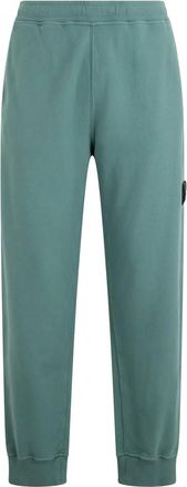 Stone Island Homme, Pantalons, Vert, Taille: L Jogging Malfil&eacute; Fleece effet Old
