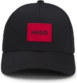 HUGO BOSS Hommes Men-X 581-RL Casquette en Twill de Coton avec &eacute;tiquette Logo Rouge