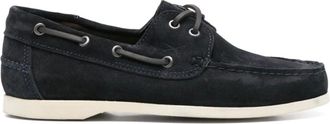 Maneb&igrave; Homme, Chaussures, Bleu, Taille: 42 EU Swan Suede Boat Chaussures