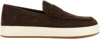 Hogan Homme, Chaussures, Brun, Taille: 40 1/2 EU H-Tv Loafer