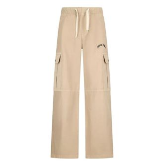 Palm Angels Homme, Pantalons, Beige, Taille: L Cargo Pants