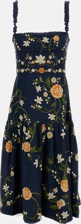 Agua Bendita Midi-kleid Nispero Valle