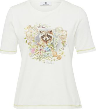 Peter Hahn Rundhals-Shirt Peter Hahn weiss