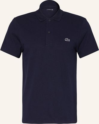 Lacoste Strick-Poloshirt Regular Fit blau