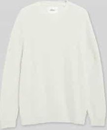 s.Oliver Red Label Regular Fit Strickpullover aus reiner Baumwolle mit Rundhalsausschnitt
